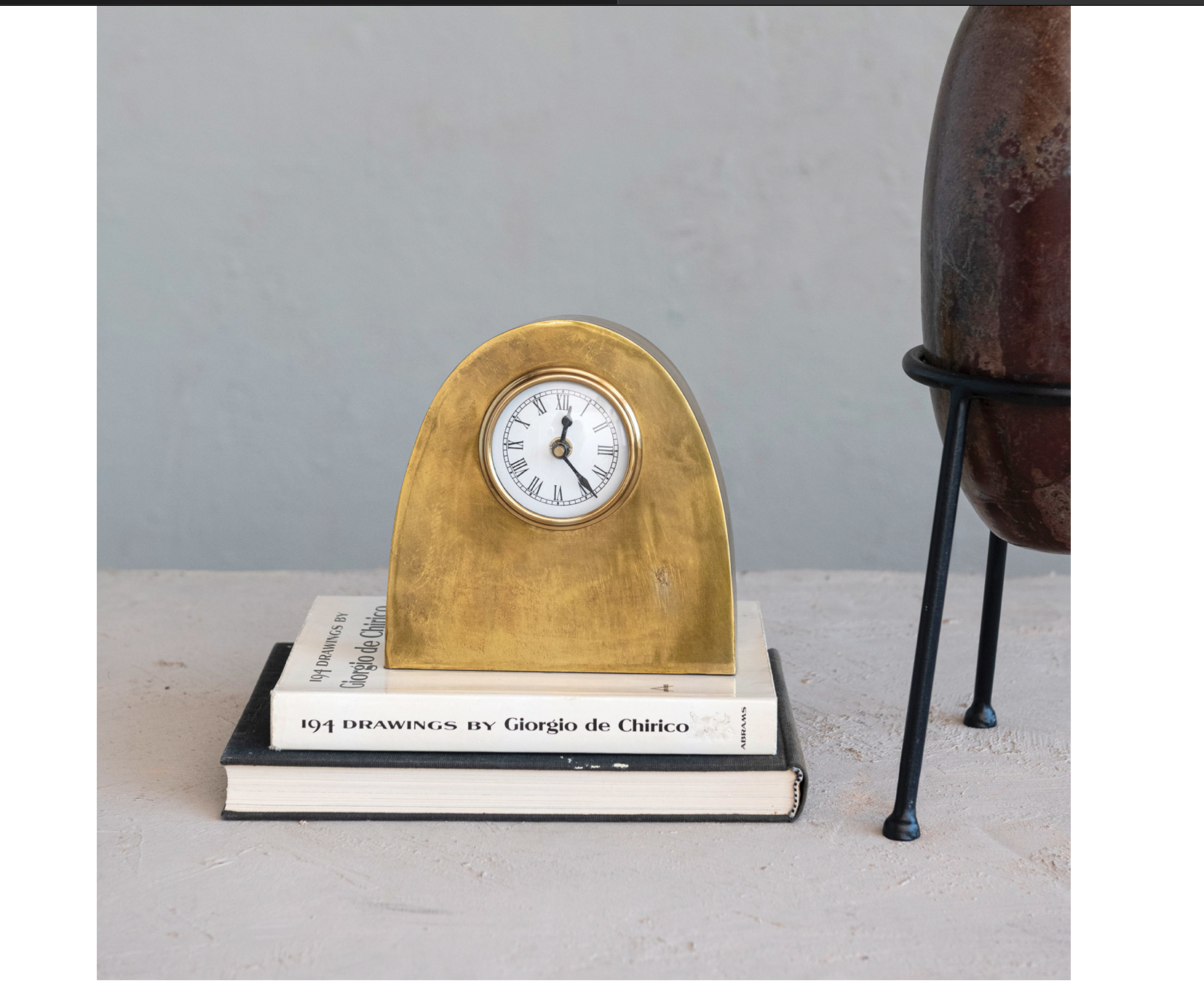 Arched Metal Mantel Clock | The Shed On Third