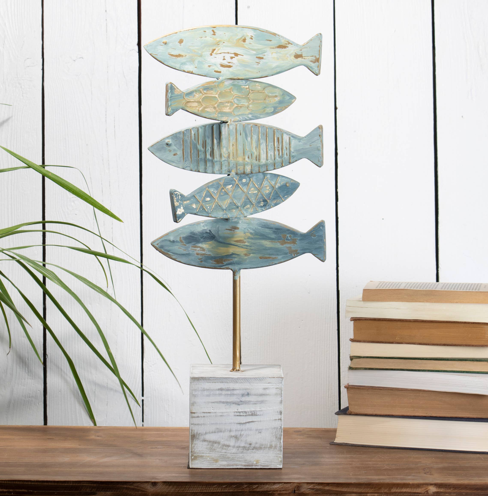 Fish Stack Table Art | The Shed On Third